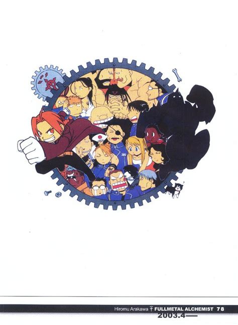 Fullmetal Alchemist Book Art Manga Illustration Cards Manga Anime
