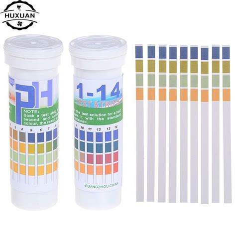 150pcs Ph 테스트 스트립 표시기 물 타액 및 소변 테스트를위한 Ph1 14 테스트 용지 실험실 가정용 측정 측정 및