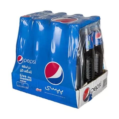 نوشابه پپسی شیشه ای 250 میلی لیتری پک 12 عددی