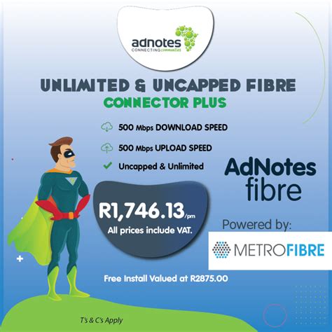 Metro Fibre Connector Plus Package Adnotes Fibre Solution