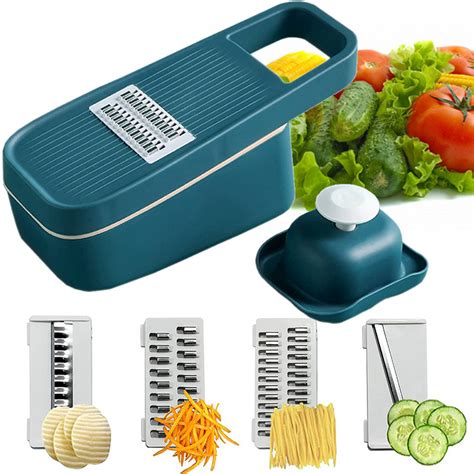 Badu Bg 12pcs Зеленчукорезец Резачка за зеленчуци Чипс Ренде Резачка за