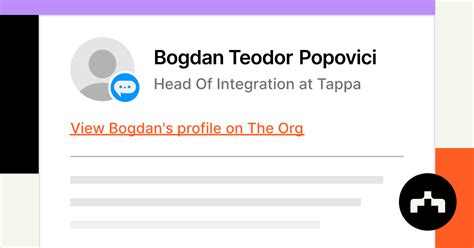 Bogdan Teodor Popovici Head Of Integration At Tappa The Org