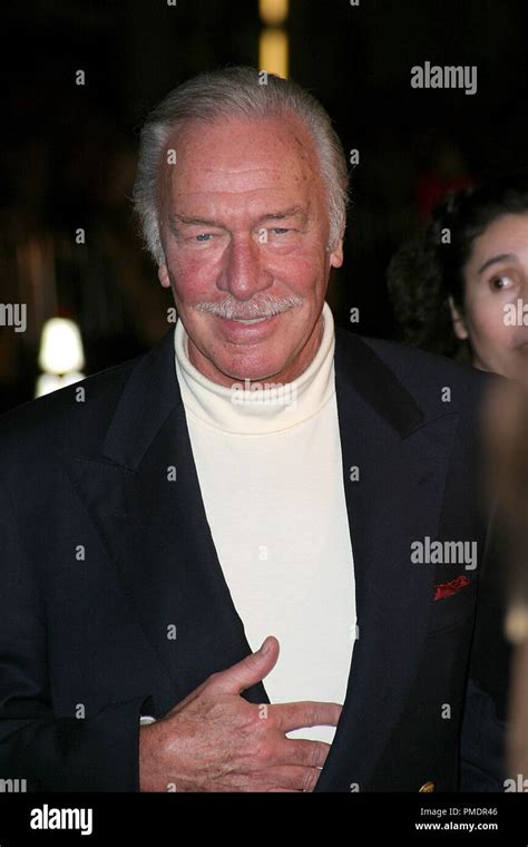 Alexander Premiere 11 16 2004 Christopher Plummer Photo By Joseph