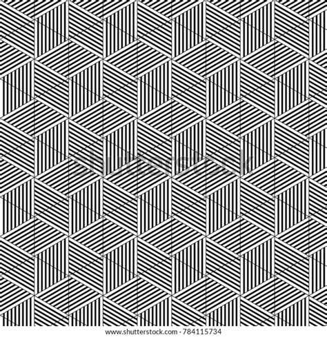 Seamless Abstract Cube Pattern Colorful Design Stock Vector Royalty