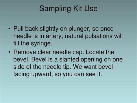 PPT Arterial Blood Sampling PowerPoint Presentation Free Download ID 3823179