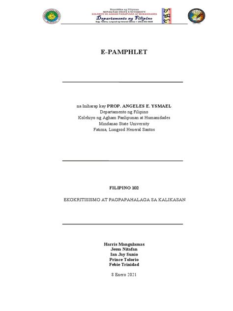 Dahon Ng Pamagat Pdf