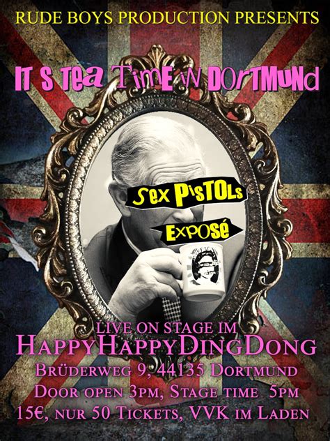 Its Tea Time In Dortmund Live On Stage Sex Pistols Expose