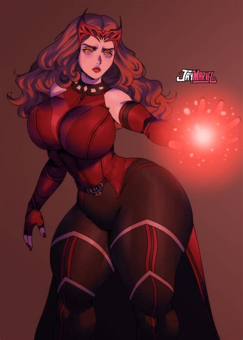 Scarlet Witch And Wanda Maximoff Marvel And 2 More Drawn By Jay Marvel Danbooru