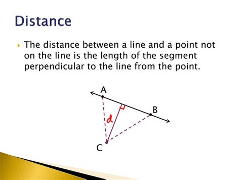 Ppt Perpendiculars And Distance Powerpoint Presentation Free Download