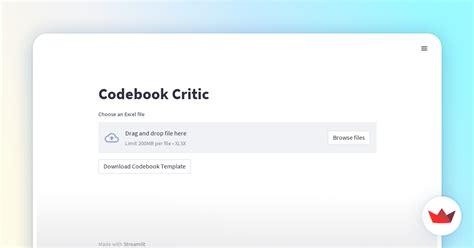 Codebook Critic