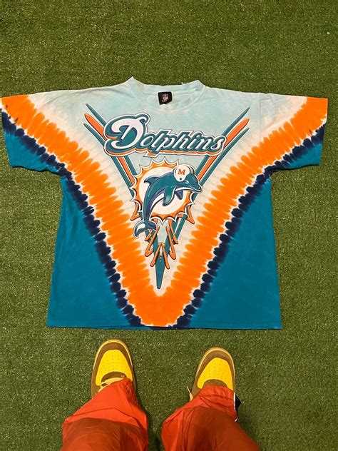 Vintage Dolphins Tye Dye Tee Etsy