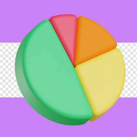 Premium Psd Pie Chart 3d Illustration