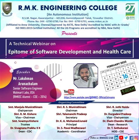 Rmkec Cse On Linkedin Greetings Happy To Share That Rmkec Cse