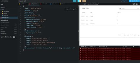Warning On Disabled Edit Buttons · Issue 1049 · Mbrnmaterial Table
