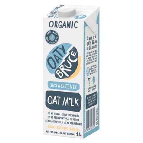 Oaty Bruce Organic Unsweetened Oat Milk 1liter Shopee Malaysia