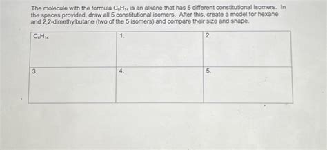 Solved The Molecule With The Formula C8h14 Is An Alkane That