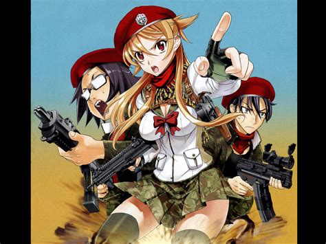 Highschool Of The Dead Школа мертвецов Anime Аниме картинки