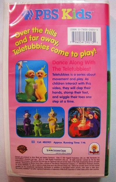 Teletubbies Dance With The Teletubbies Vhs Video Ebay