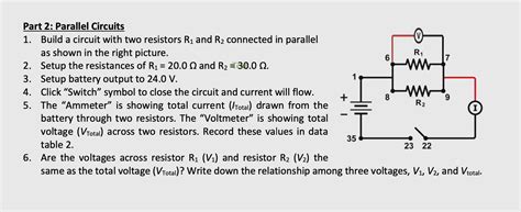 Solved 6 Are The Voltages Across Resistor R1 V1 And