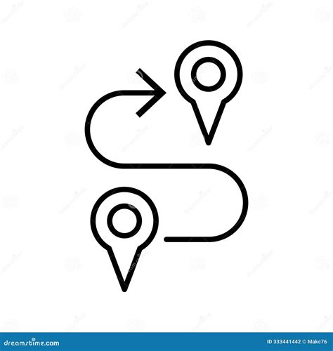 Map Route Gps Distance Roadmap Icon Geolocation Map Path Distance