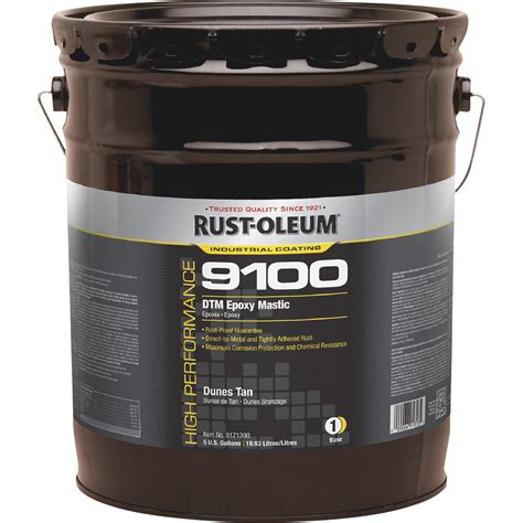 Rust Oleum 9100 Epoxy 1 5 Gallon Pail Dunes Tan Northern Tool