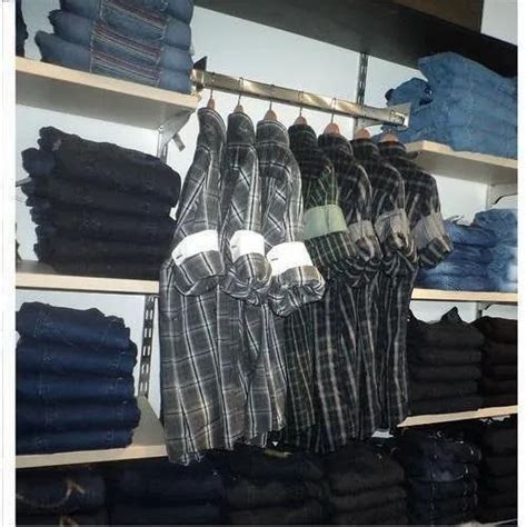 Rectangular Garment Glass Display Rack For Commercial At ₹ 7000piece