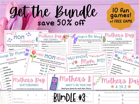 Who Knows Mom Best Mothers Day Game Mothers Day Party Game Printable