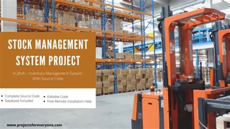 Stock Management System Project In Java With Source Code