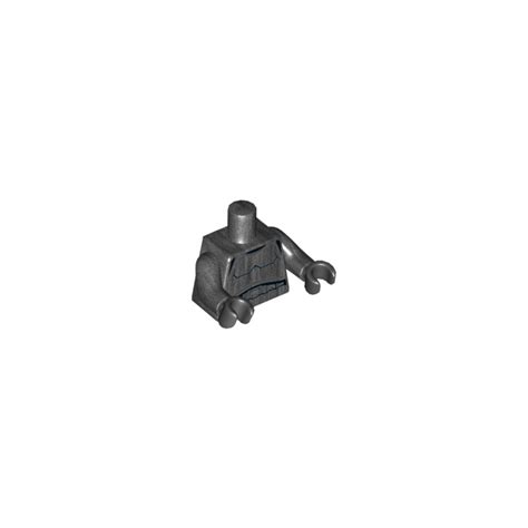 Lego Pearl Dark Gray Pearl Dark Gray Shadow Stormtrooper Minifig Torso
