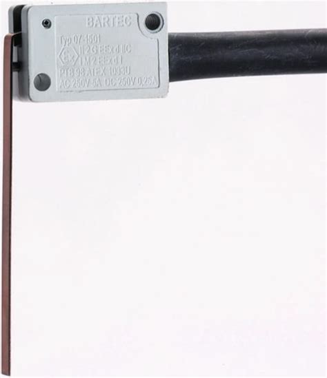 07 2501 6130 03 Bartec Bartec Plunger Limit Switch No Nc Ip54
