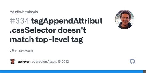 TagAppendAttributes S CssSelector Doesn T Match Top Level Tag