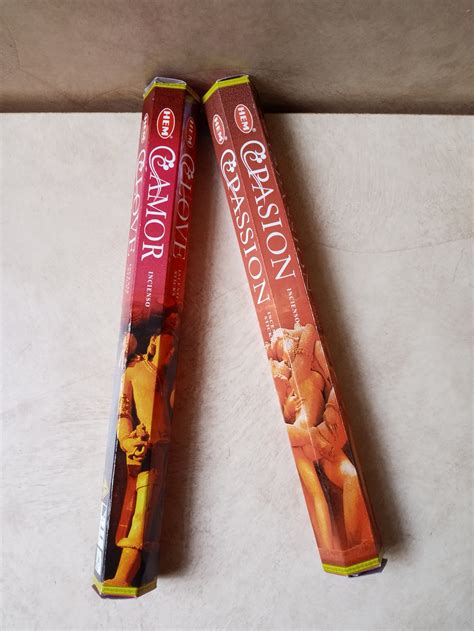Hem Love And Hem Passion Incense Sticks Hem Amor Incienso And Etsy