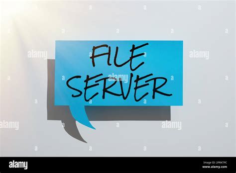 Conceptual Caption File Server Business Concept Device Which Controls