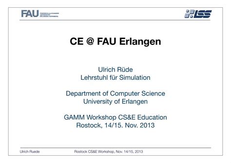 Pdf Ce Fau Erlangenmost Courses In English Goal Development And