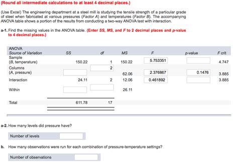 Solved Round All Intermediate Calculations To At Least 4