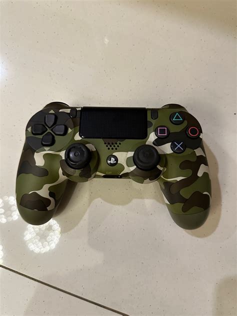 Ps4 Controller Camo Green Video Gaming Gaming Accessories