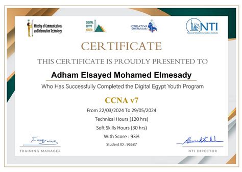 Adham Elmesady On Linkedin Ccnav7 Cisco Network Networkengineer