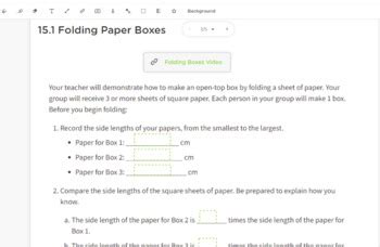 Classkick U L Making And Measuring Boxes Gr Open Up Resources