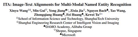 naacl2022 ita：通过图像文本对齐实现的多模态命名实体识别 知乎