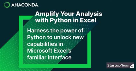 Anaconda And Microsoft Unveil Innovative Python Integration In Excel