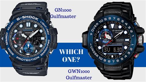 Which One Is Better? G-SHOCK GN1000 Gulfmaster vs GWN1000 Gulfmaster ...