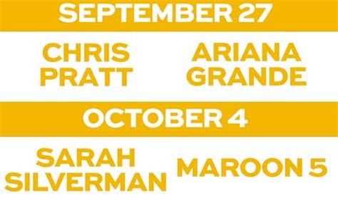 Saturday Night Live Christ Pratt To Host Season 40 Premiere With