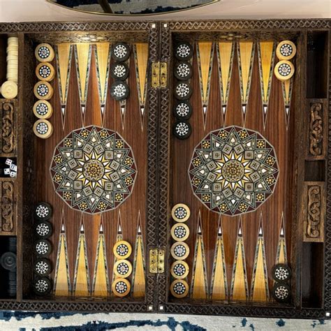 Backgammon Set Luxury Solid Backgammon Board One Of A Kind Solid Wood