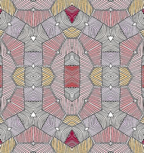 Seamless Striped Vector Pattern Background Chic Rough Striped