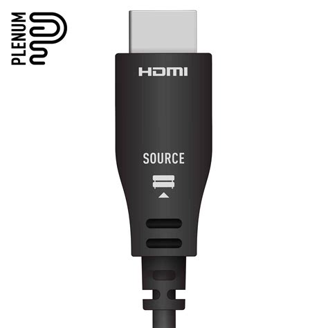 Cable HDMI óptico Plenum de 8K y 48 Gbps de 15 metros marca Key digital