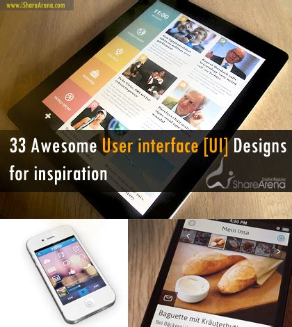 Awesome User Interface UI Designs For Inspiration