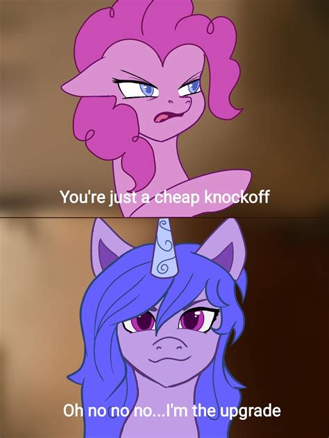 Safe Artist Andley Izzy Moonbow Pinkie Pie Earth Pony