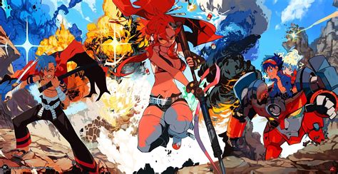 Anime Tengen Toppa Gurren Lagann Littner Yoko Kamina Wallpapers Hd