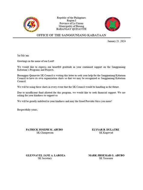 Sk Solicitation Pdf
