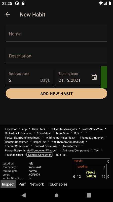 Conditionally Render Helpertext In Datepickerinput · Issue 124 · Web Ridgereact Native Paper